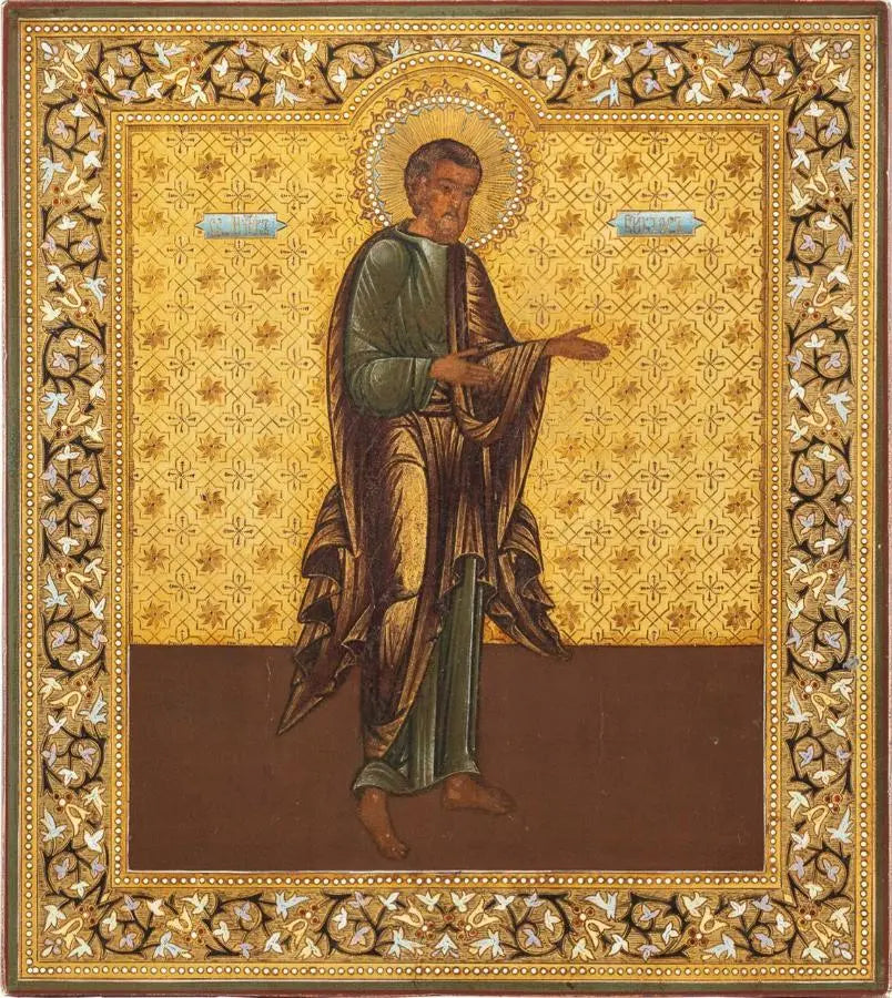 Saint Martyr Victor of Damascus. Wooden orthodox icon. – iconsofsaints.com